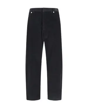 Prada Triangle Logo Corduroy Trousers