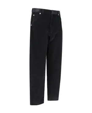 Prada Triangle Logo Corduroy Trousers