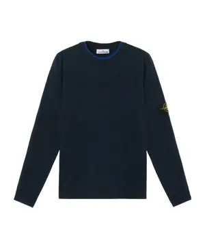 Stone Island Compass Badge Sweater - Blue