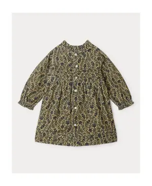 Bonpoint Floral Print Dress With High Collar