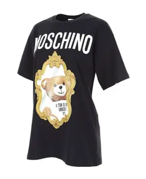 Moschino Round Neck Short Sleeve T-shirt