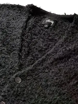StÜssy Textured Button-up Cardigan