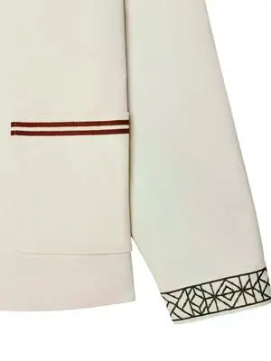 MALBON Harvest Embroidered Collar Jacket