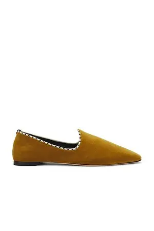 TOTEME Velvet Venetian Slipper - Saffron