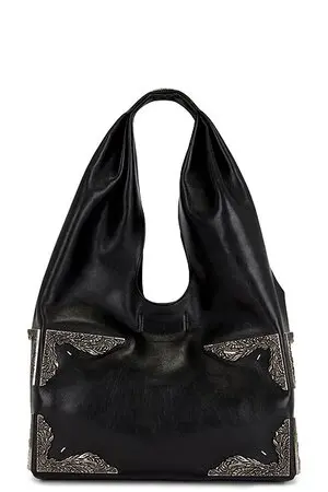 MAISON MARGIELA Medium Box Bag With Textured Metallic Panels
