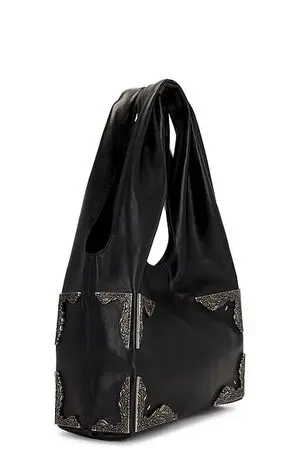 MAISON MARGIELA Medium Box Bag With Textured Metallic Panels