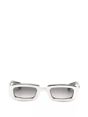 JACQUES MARIE MAGE Ryder Rectangle Sunglasses - Silver