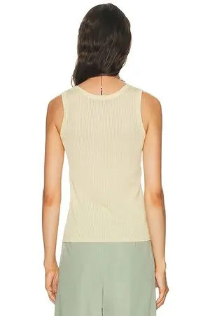 Dries Van Noten Ribbed Knit Tank Top