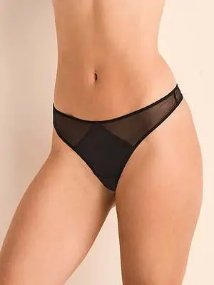 Victoria's Secret Adore Me Brittani Thong Panty - Black