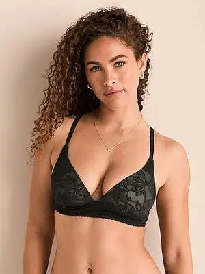Victoria's Secret Adore Me Shelsy Plunge Bra - Black