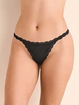 Victoria's Secret Adore Me Vaiana G-string Panty - Black