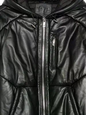 DESA 1972 Hooded Leather Jacket