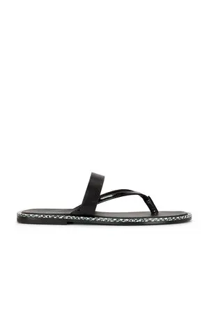 Dries Van Noten Flat Thong Sandals - Black