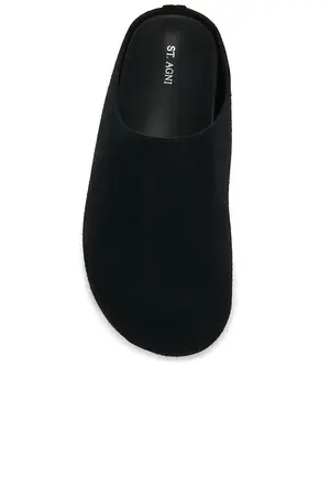 ST. AGNI Suede Mule
