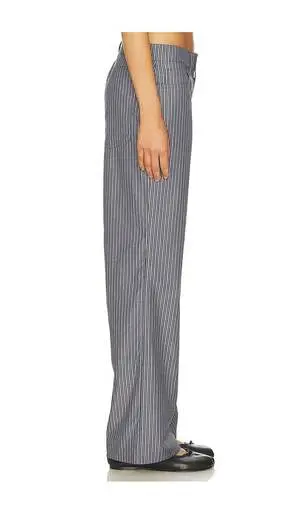 Rag & Bone Saige Low-rise Stripe Poplin Pant