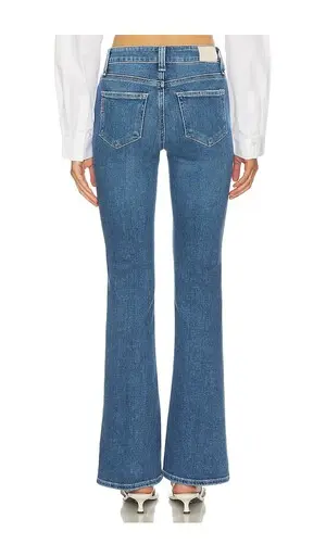 Paige High Rise Laurel Canyon Bootcut Jeans - Blue