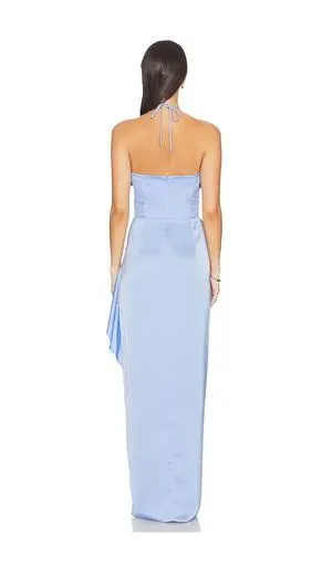 Amanda Uprichard Alessandra Maxi Dress - Blue