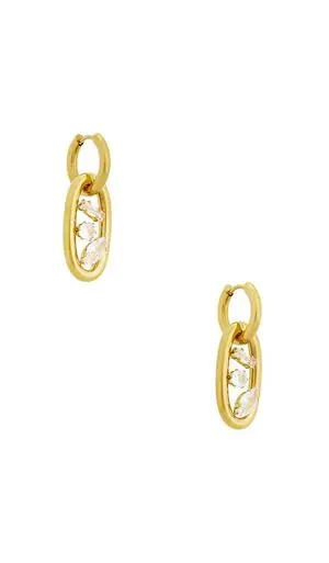 BRACHA Ariella Drop Earrings - Metallic Gold