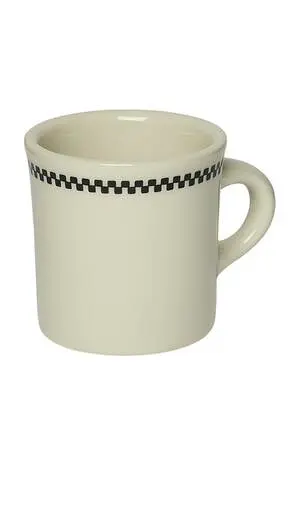 FISH'S EDDY Checkerboard Diner Mug