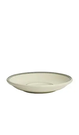 FISH'S EDDY Greenband Saucer
