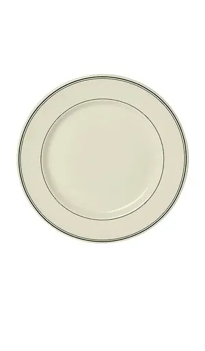 FISH'S EDDY Greenband Main Plate - Cream