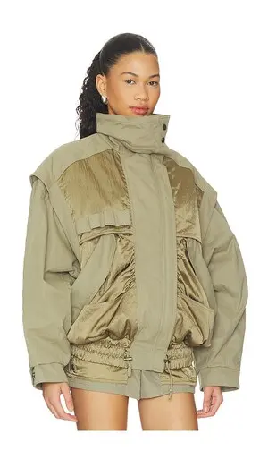 Balmain Batwing Two Pockets Twill Bomber Jacket