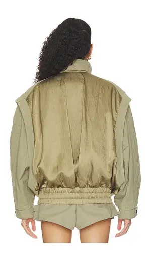 Balmain Batwing Two Pockets Twill Bomber Jacket