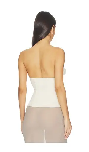 Superdown Strapless Draped Top - Ivory