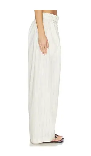 ST. AGNI Relaxed Fit Poplin Pants