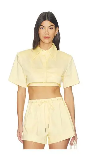 ET OCHS Calvin Cropped Shirt