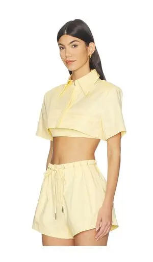 ET OCHS Calvin Cropped Shirt