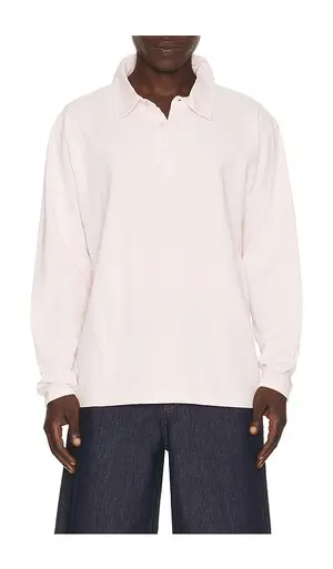 SUNFLOWER Heavy Jersey Rugby Polo In . Also - Blush