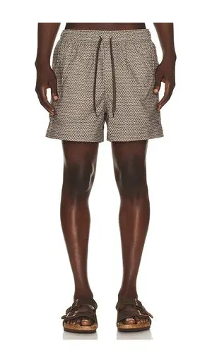 SAMSOE SAMSOE Moses Swim Shorts - Brown
