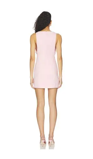 MAY MASHIAH Beaded Strap Crepe Dress - Pink