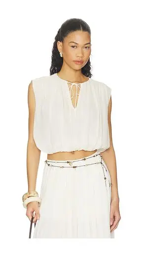 FRAME The Wave Top - Cream
