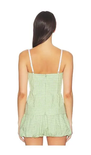Simkhai Charlee Bustier Top - Green