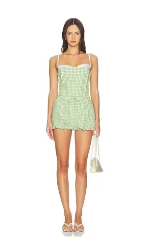 Simkhai Charlee Bustier Top - Green