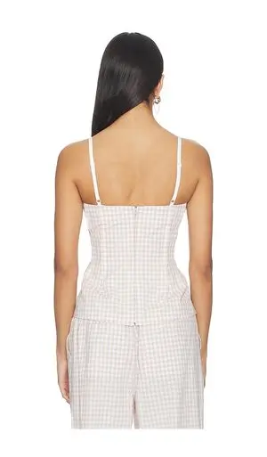 Simkhai Charlee Bustier Top - Beige