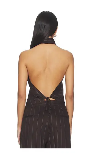 Helmut Lang Halter Scarf Top