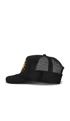 HAPPY CAPS Trucker Hat - Black