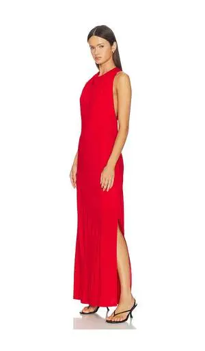 Helmut Lang Knot Dress - Red