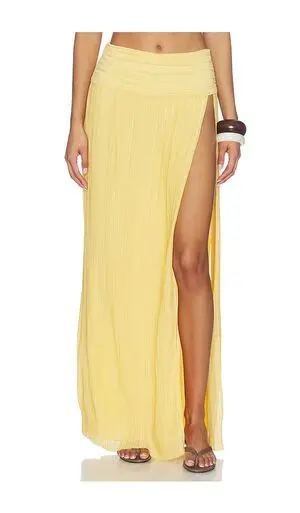 Nbd Maxi Skirt - Yellow