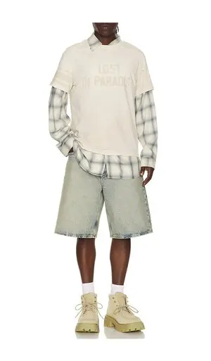 MISBHV Lost In Paradise T-shirt In . Also - Beige