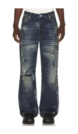 MISBHV Laser Tagged Denim Jeans