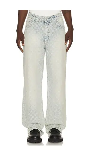 MISBHV Monogram Ocean Washed Jeans - Blue