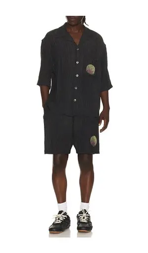 MISBHV Smile Shirt In . Also - Charcoal