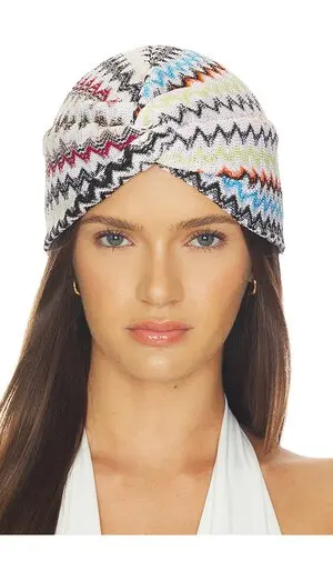 Missoni Chevron Multi Turban - Cream