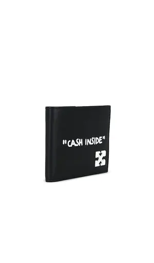 Off-White Jitney Quote Bifold Wallet - Black