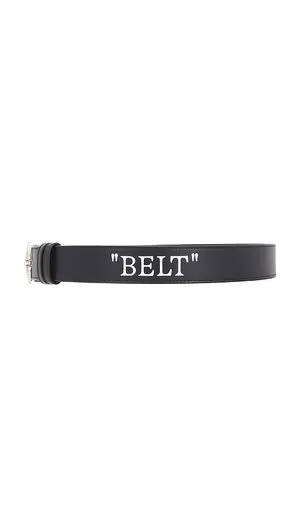 Off-White Arrow Leather Belt - Black