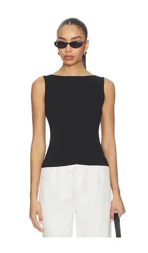 ALL THE WAYS Nadine Sleeveless Top - Black